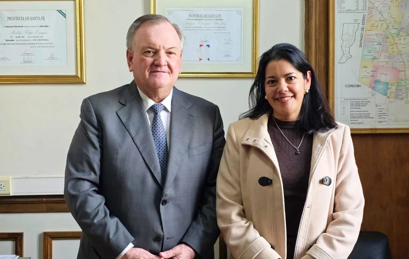 Michlig recibió a la intendenta de San Guillermo para avanzar con ...